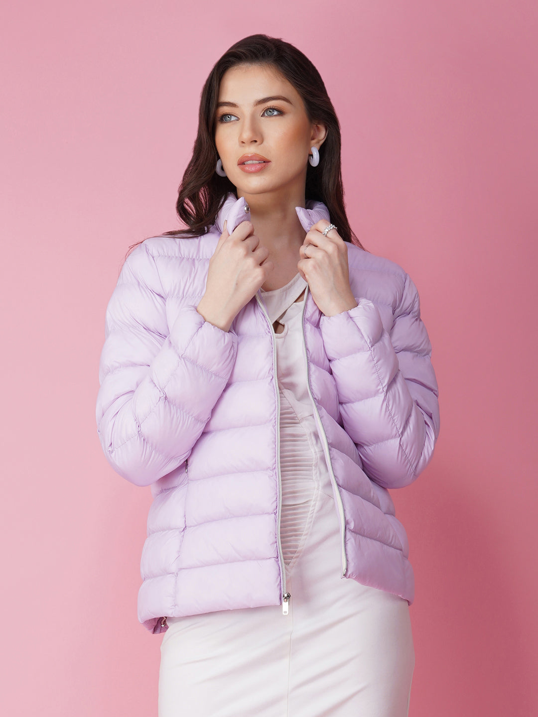 FULL SLEEVE ULTRA LIGHT LAVENDER JACKET – ACMMO